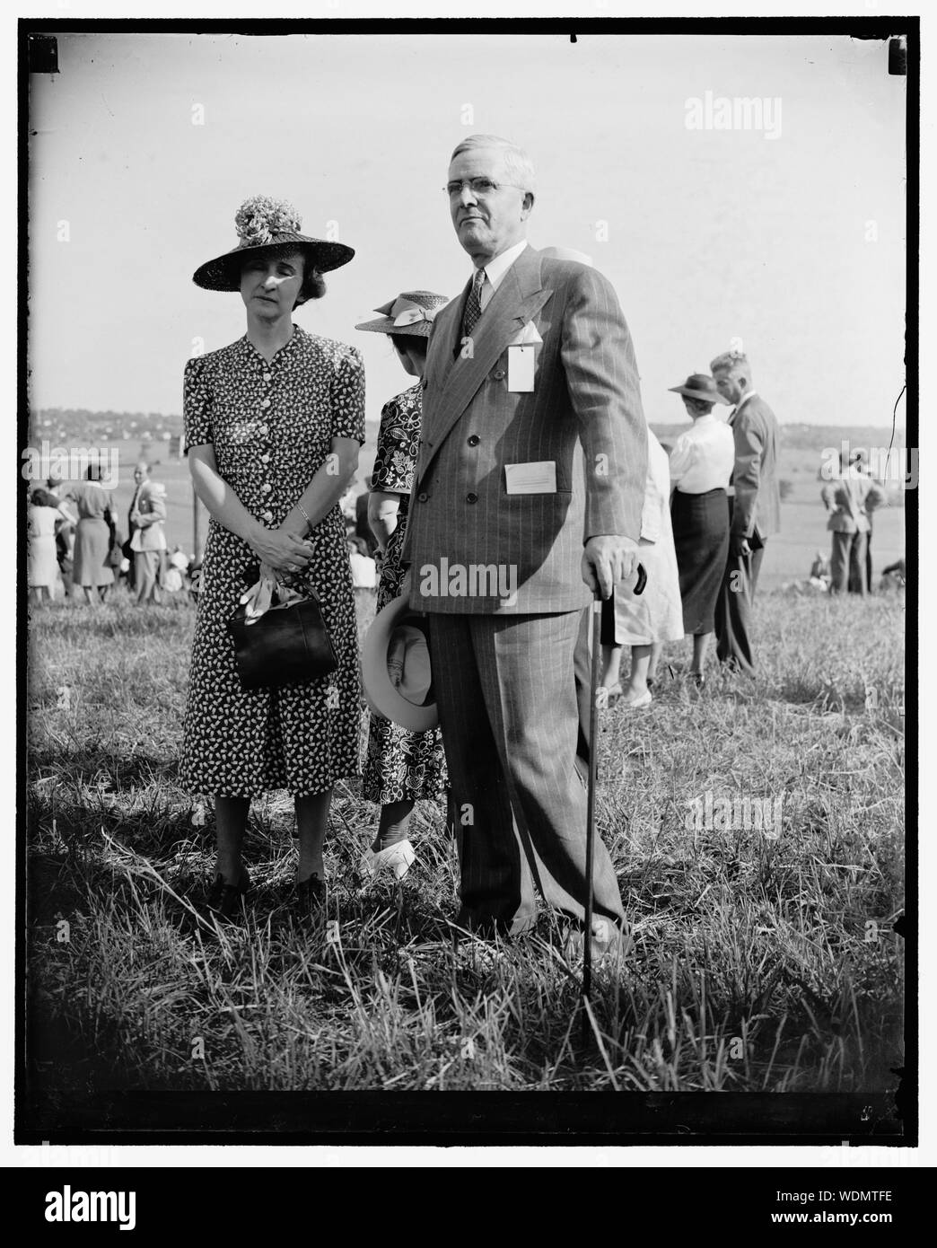 Gov. & Mrs. James Price of VA Abstract/medium: 1 negative : glass 4 x 5 ...