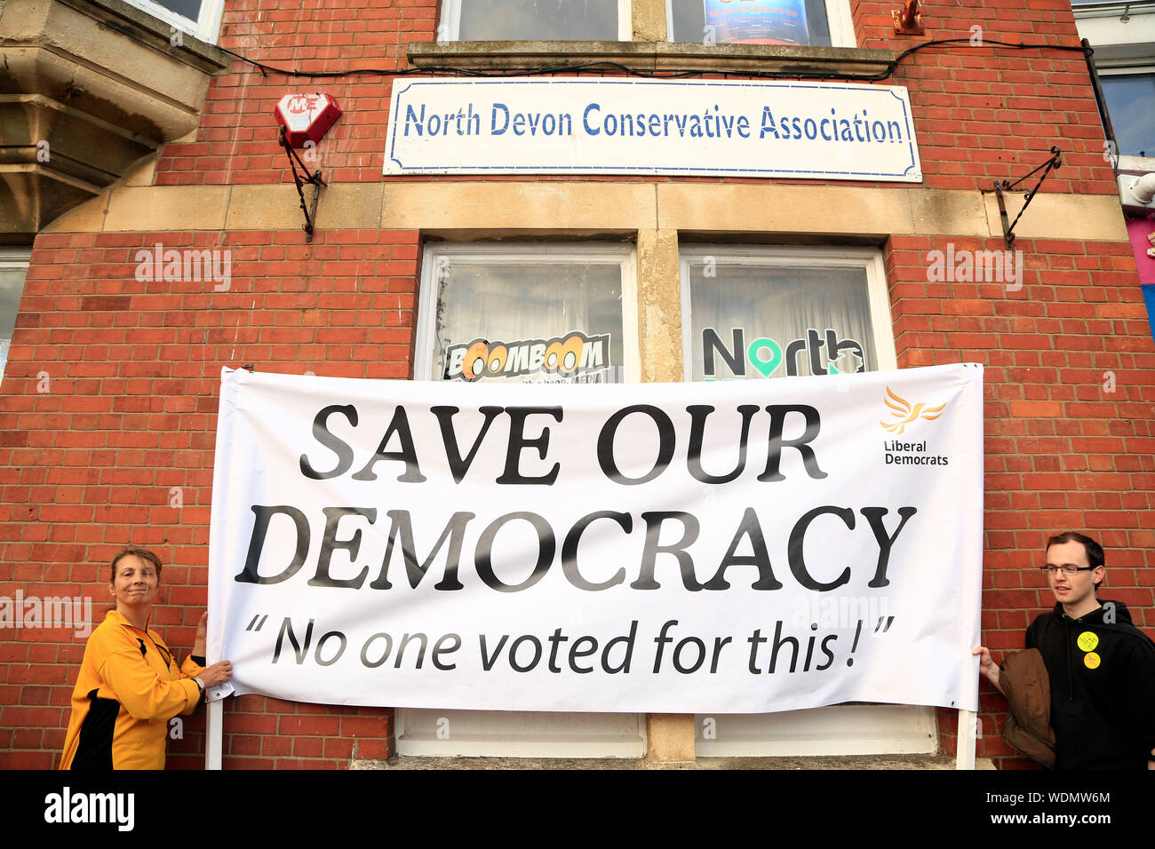 Rally and march against the proroguing of Parliament - Barnstaple North ...