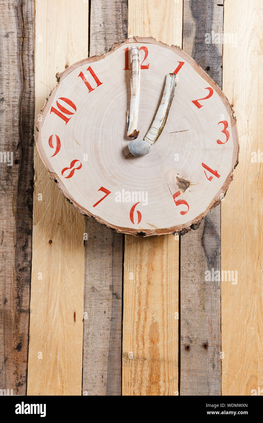 Clock Hanging On Building High Resolution Stock Photography and Images ...