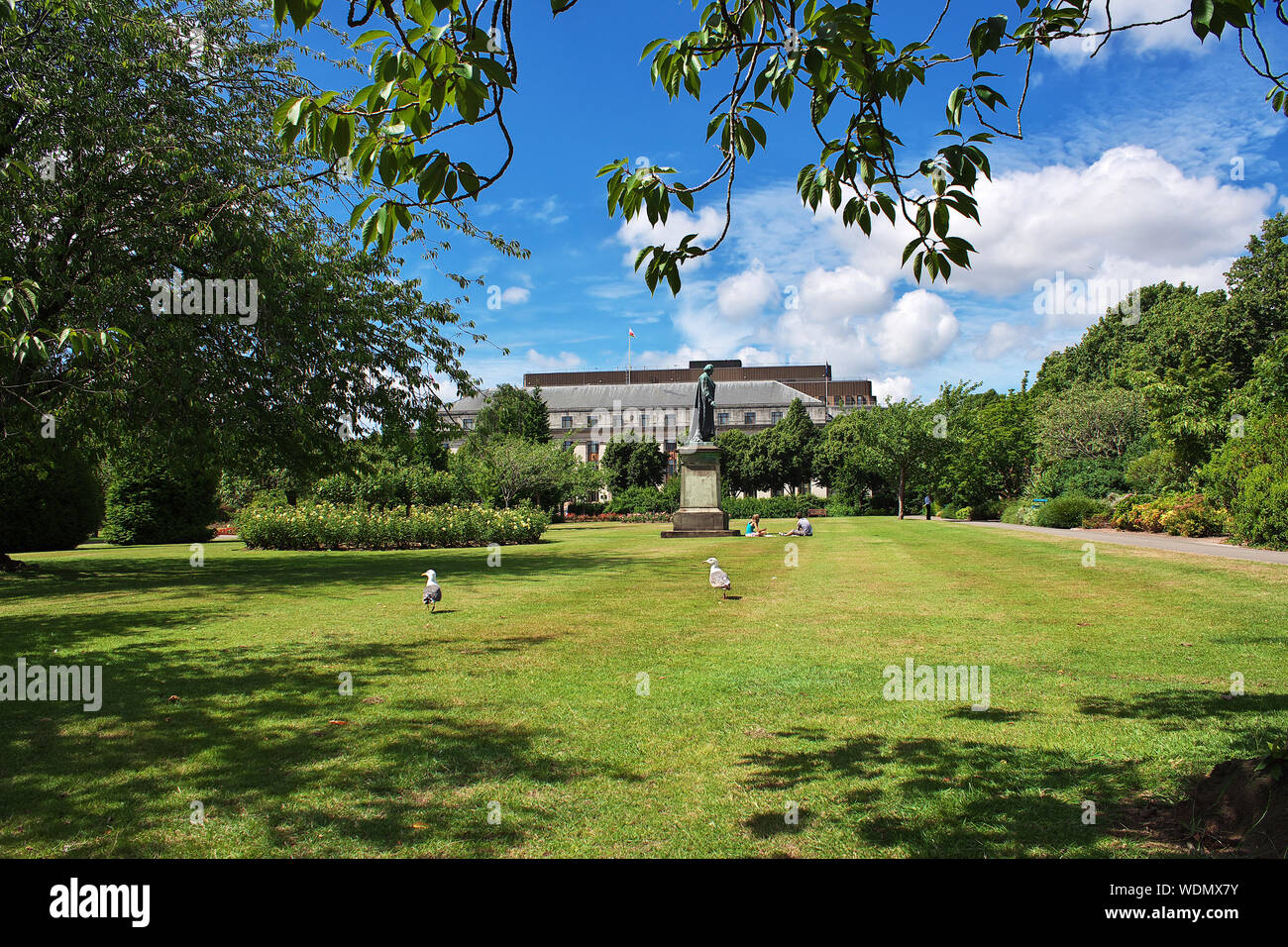 The Garden in Cardiff city, Wales Stock Photo - Alamy