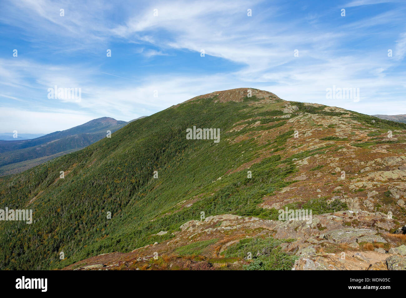 Mount Franklin, named after Benjamin Franklin, from along the Crawford ...