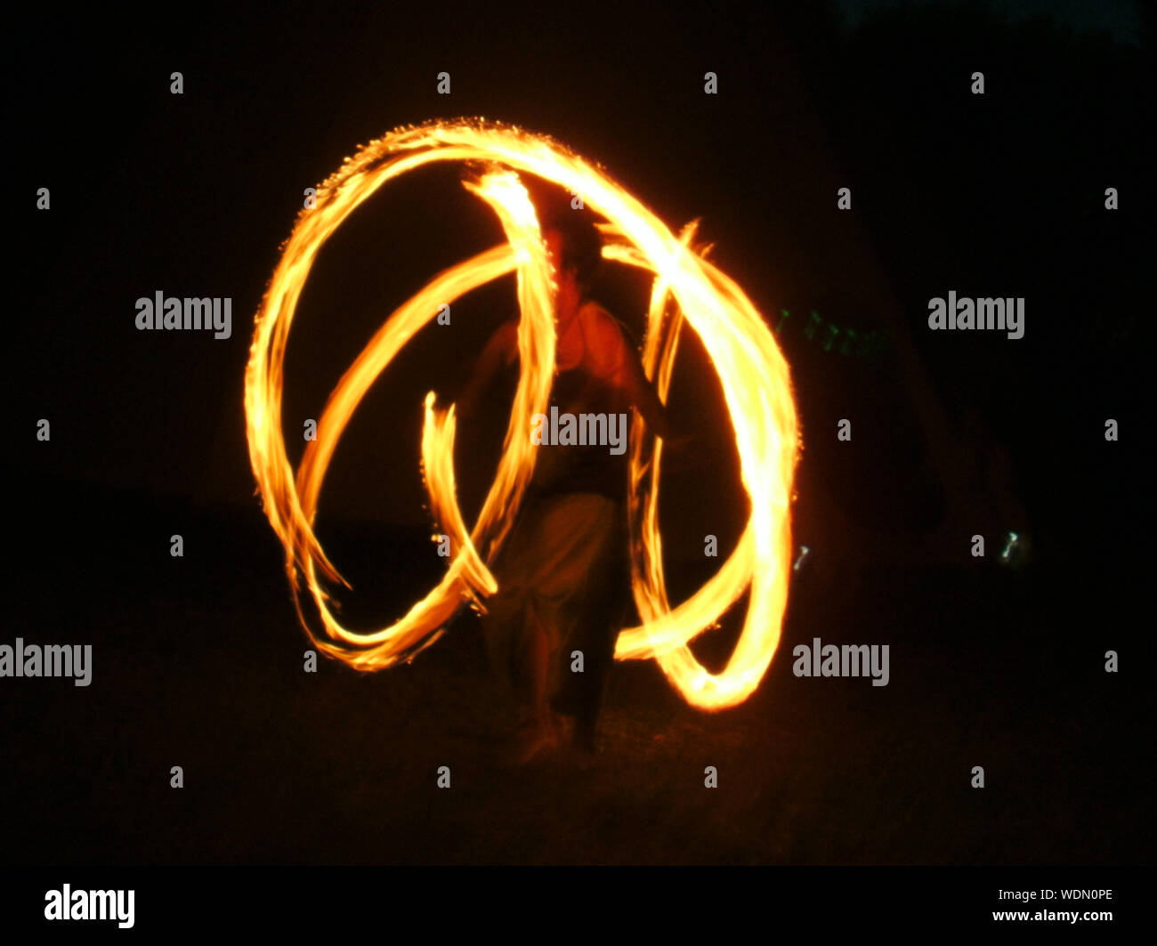 Long exposure of fire performer hi-res stock photography and images - Alamy