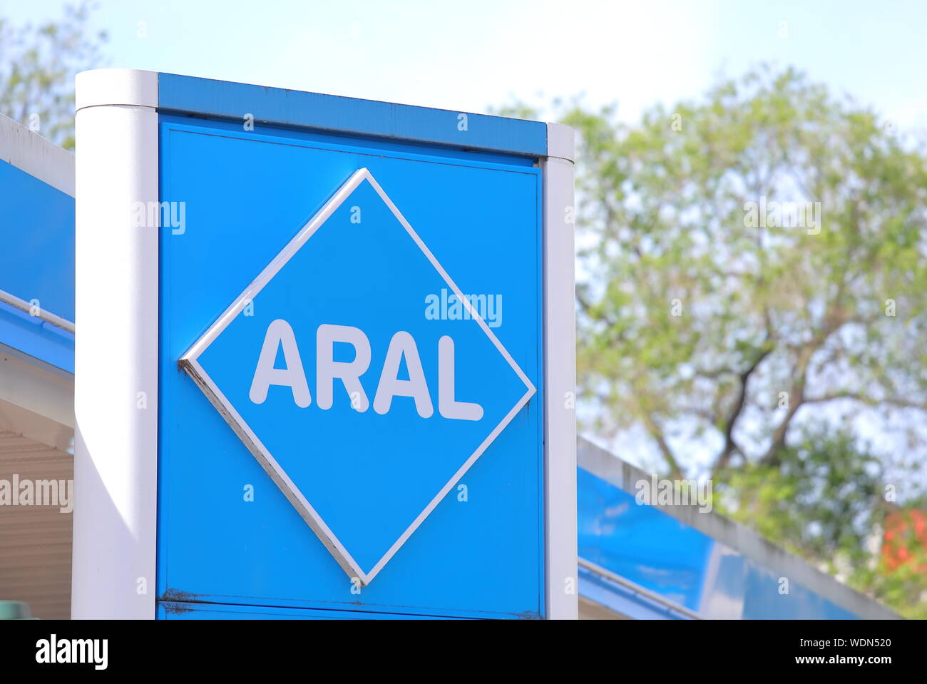 Aral petrol station hi-res stock photography and images - Alamy