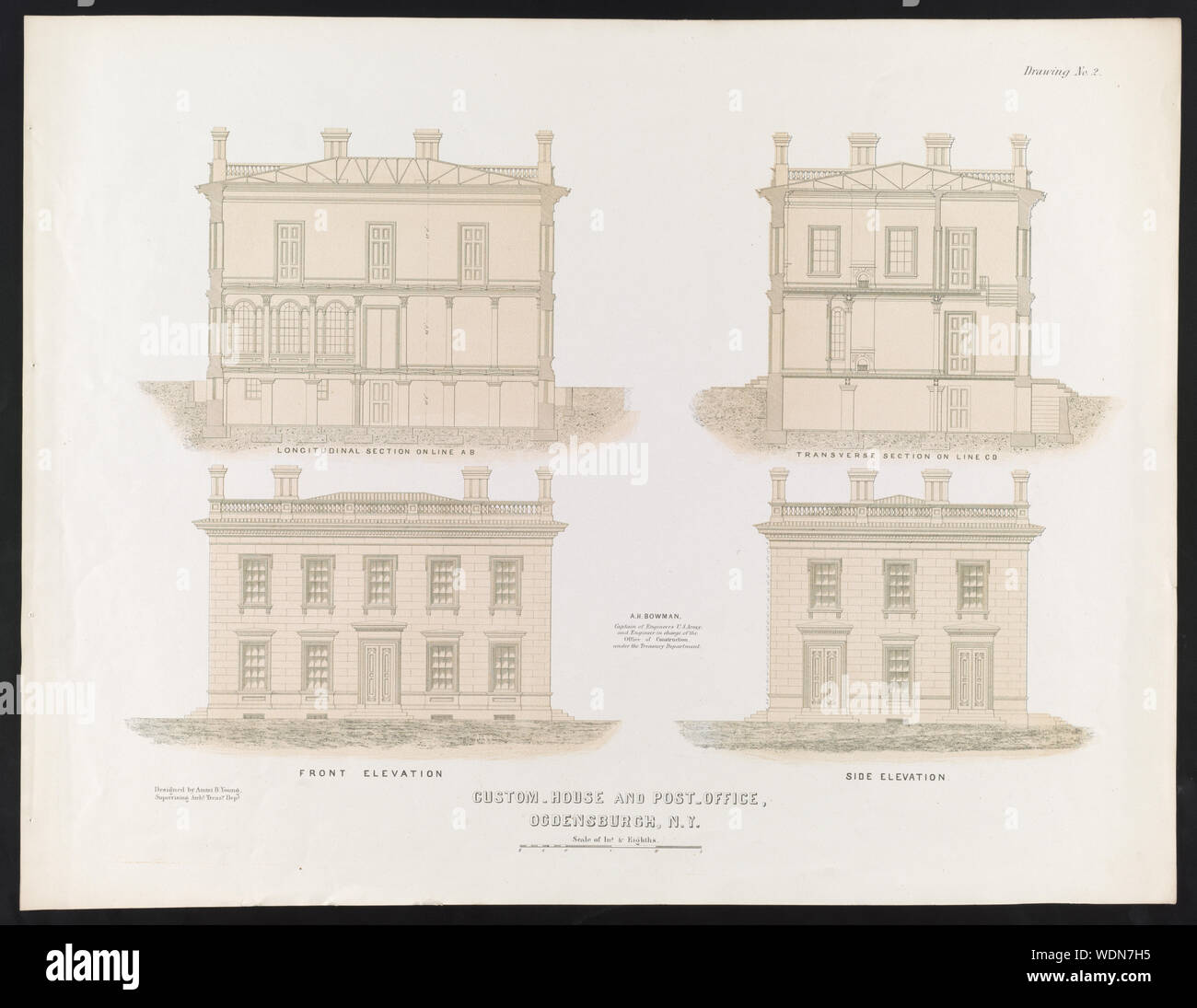 Government building (Custom House, Post Office, and Court Rooms ...