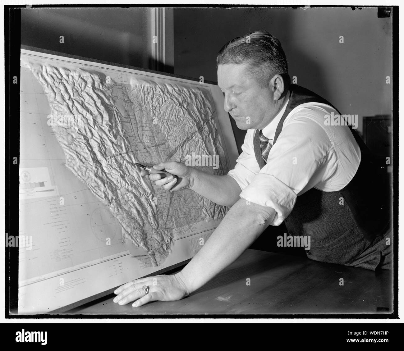 Special maps Black and White Stock Photos & Images - Alamy