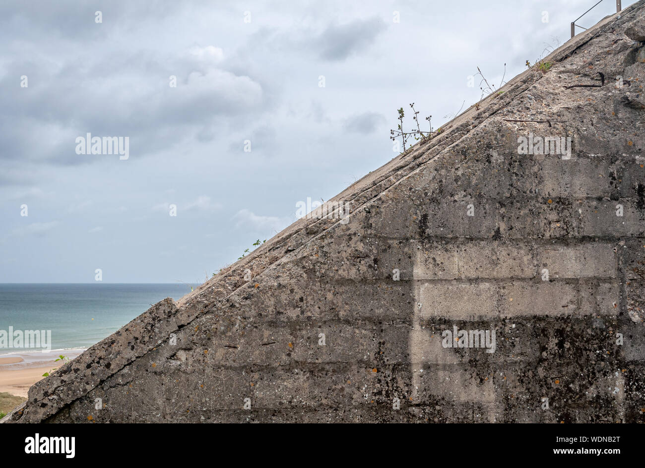 Omaha Beach in Colleville-sur-mer Stock Photo - Alamy