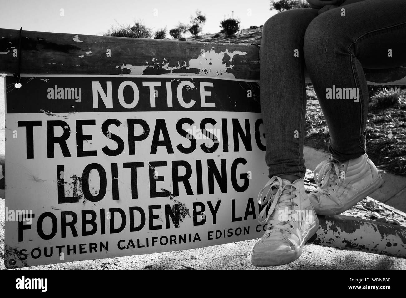 Warning woman hi-res stock photography and images - Alamy