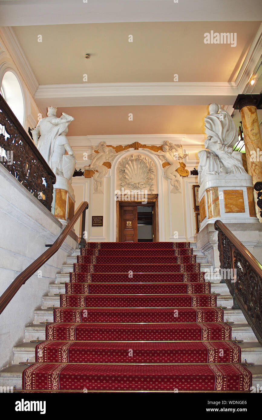 The town hall in Cardiff city, Wales Stock Photo - Alamy