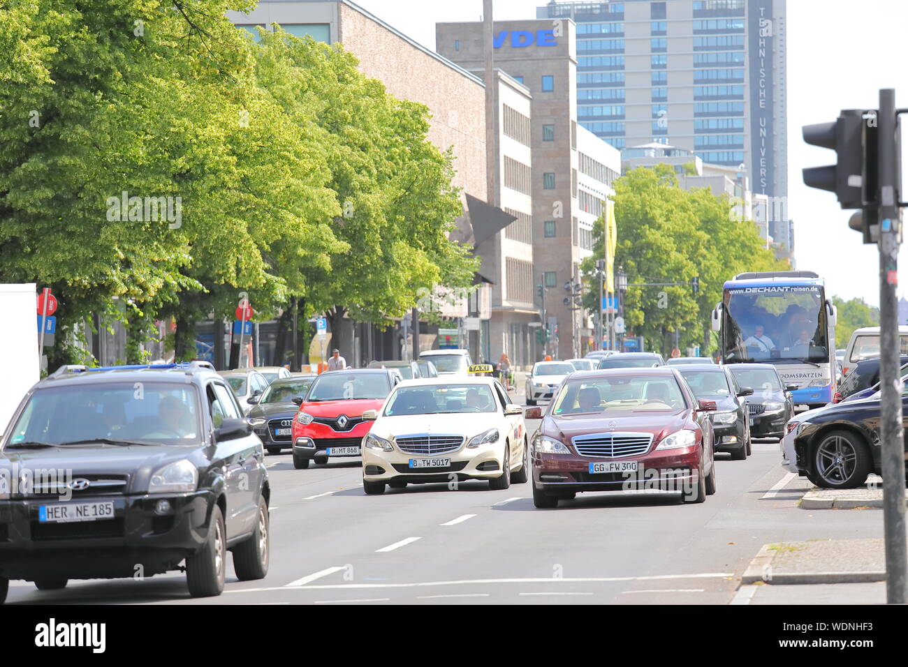 Berlin germany traffic congestion in hi-res stock photography and ...