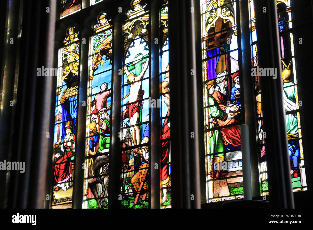 The beautiful east window in Halifax Minster, where Anne Lister of ...