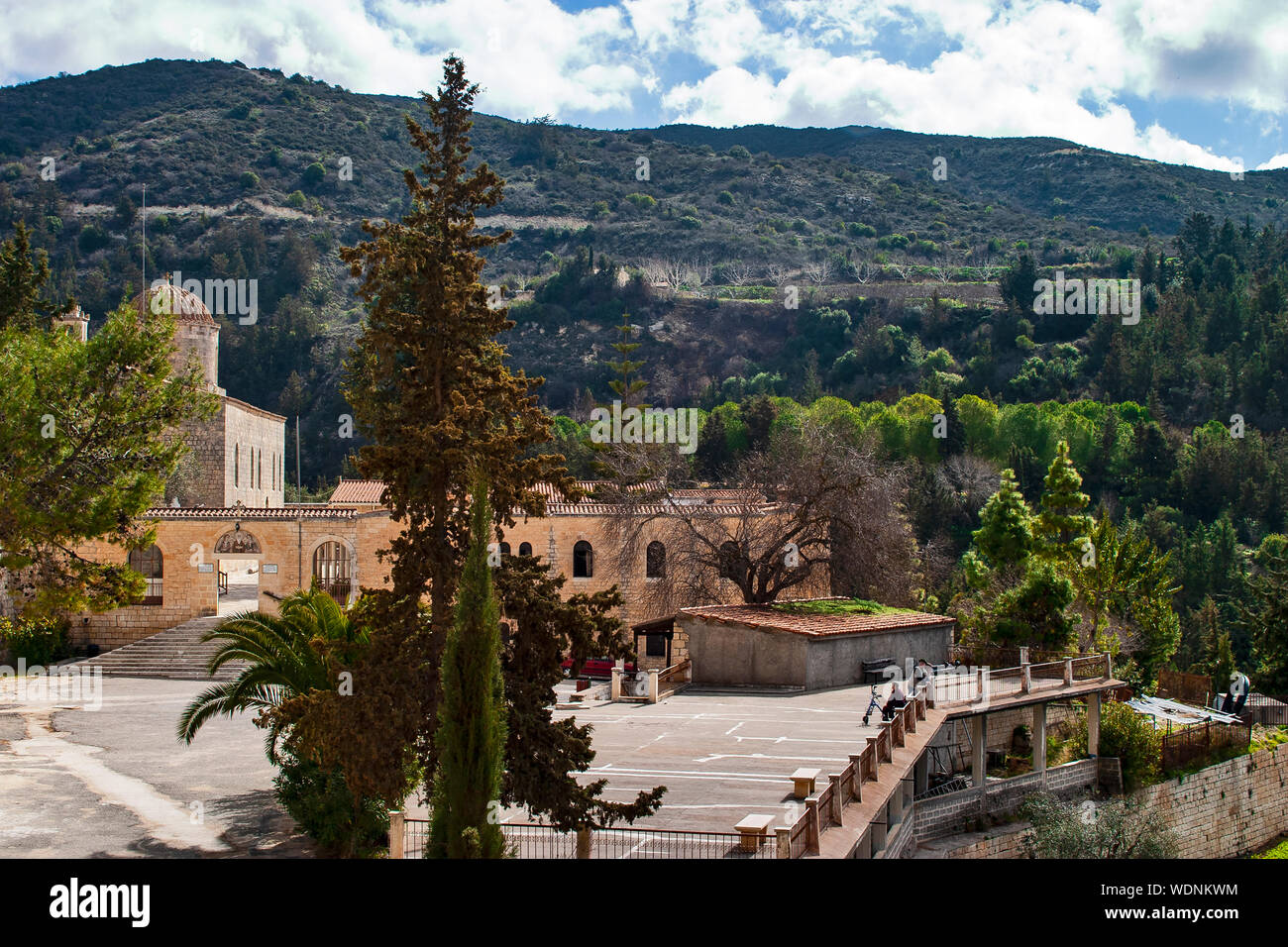 Cuprus, spring, Agios Neophytos monastery Stock Photo - Alamy
