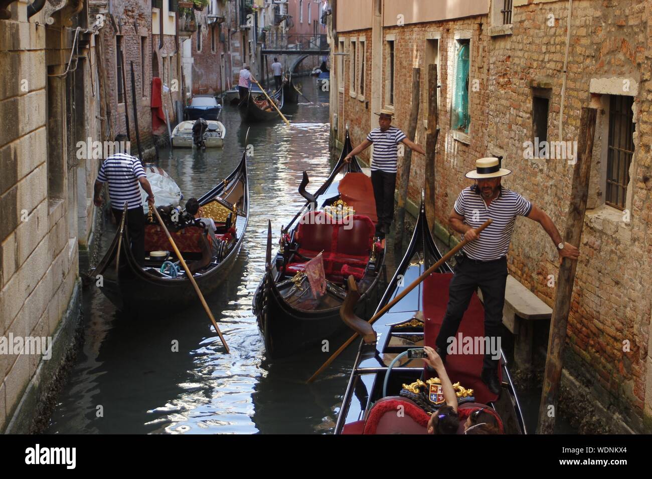 Romantic Gondola Ride, Venice Stock Photo - Alamy