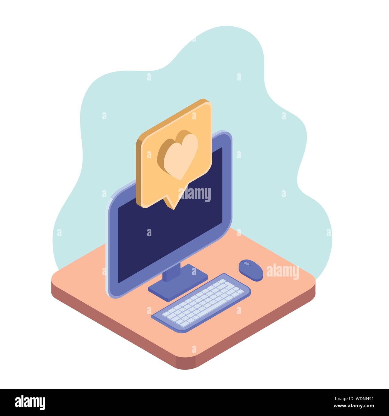 Conversation front view Stock Vector Images - Alamy