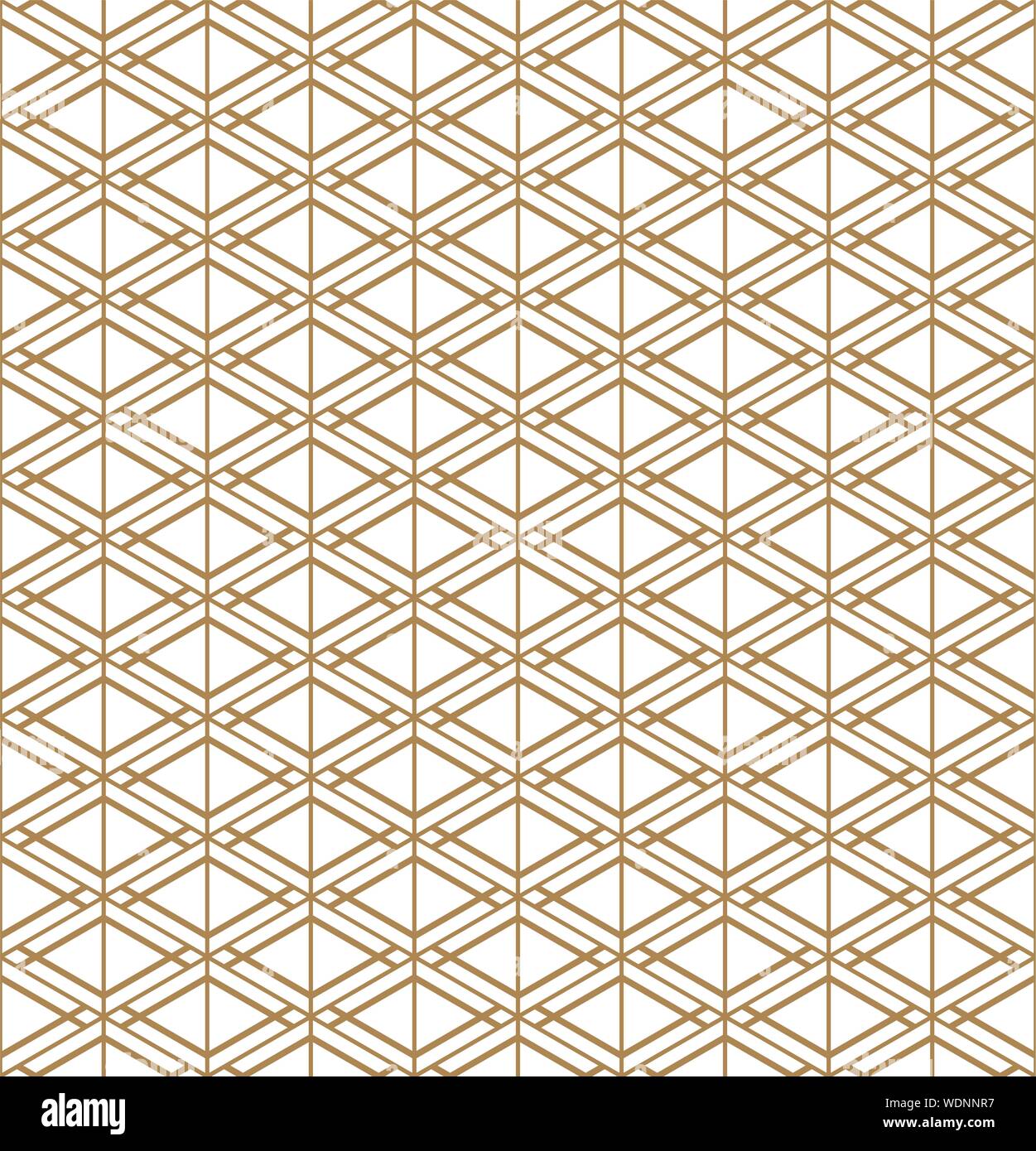 Seamless geometric pattern inspired by Japanese Kumiko ornament.For ...