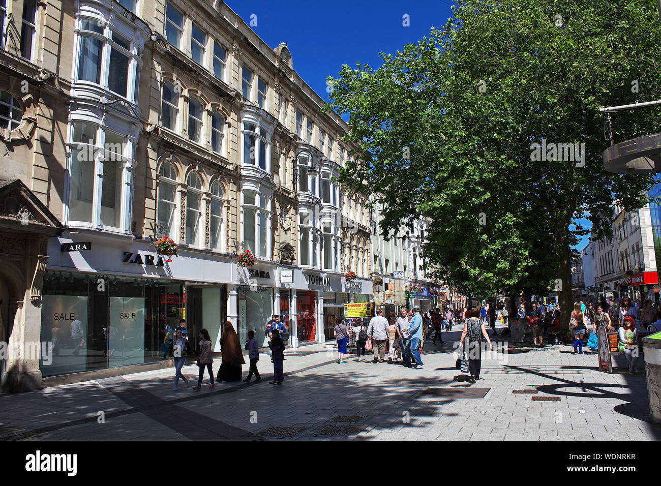 The building in Cardiff city, Wales Stock Photo - Alamy