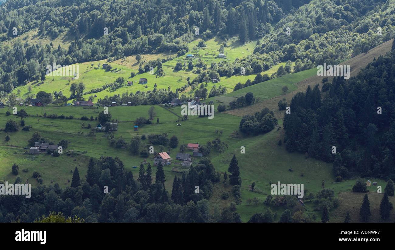 Mountains in Karpaty, Ukraine, green area beautiful planet. amazing ...