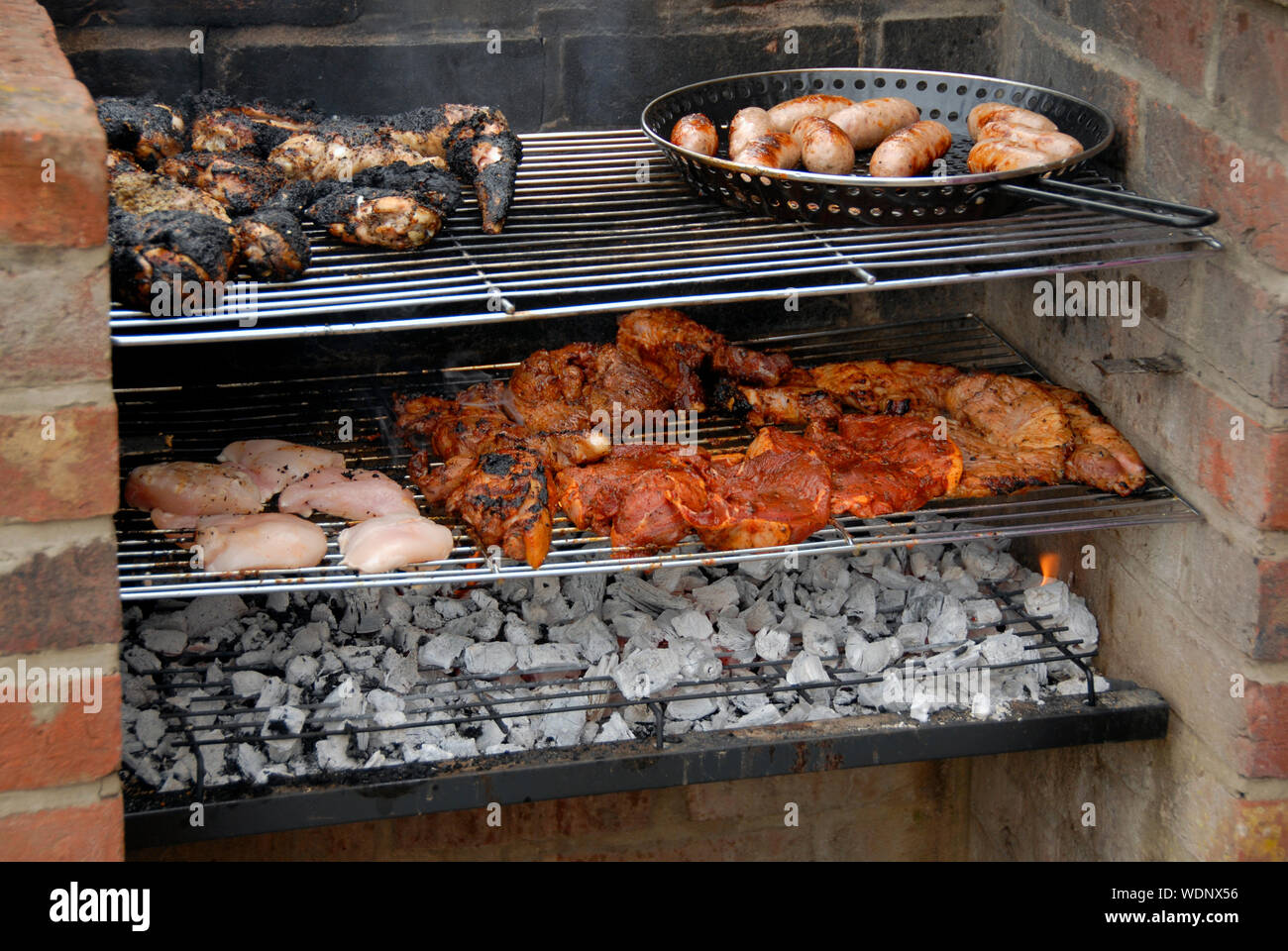 Brick built bbq hi-res stock photography and images - Alamy