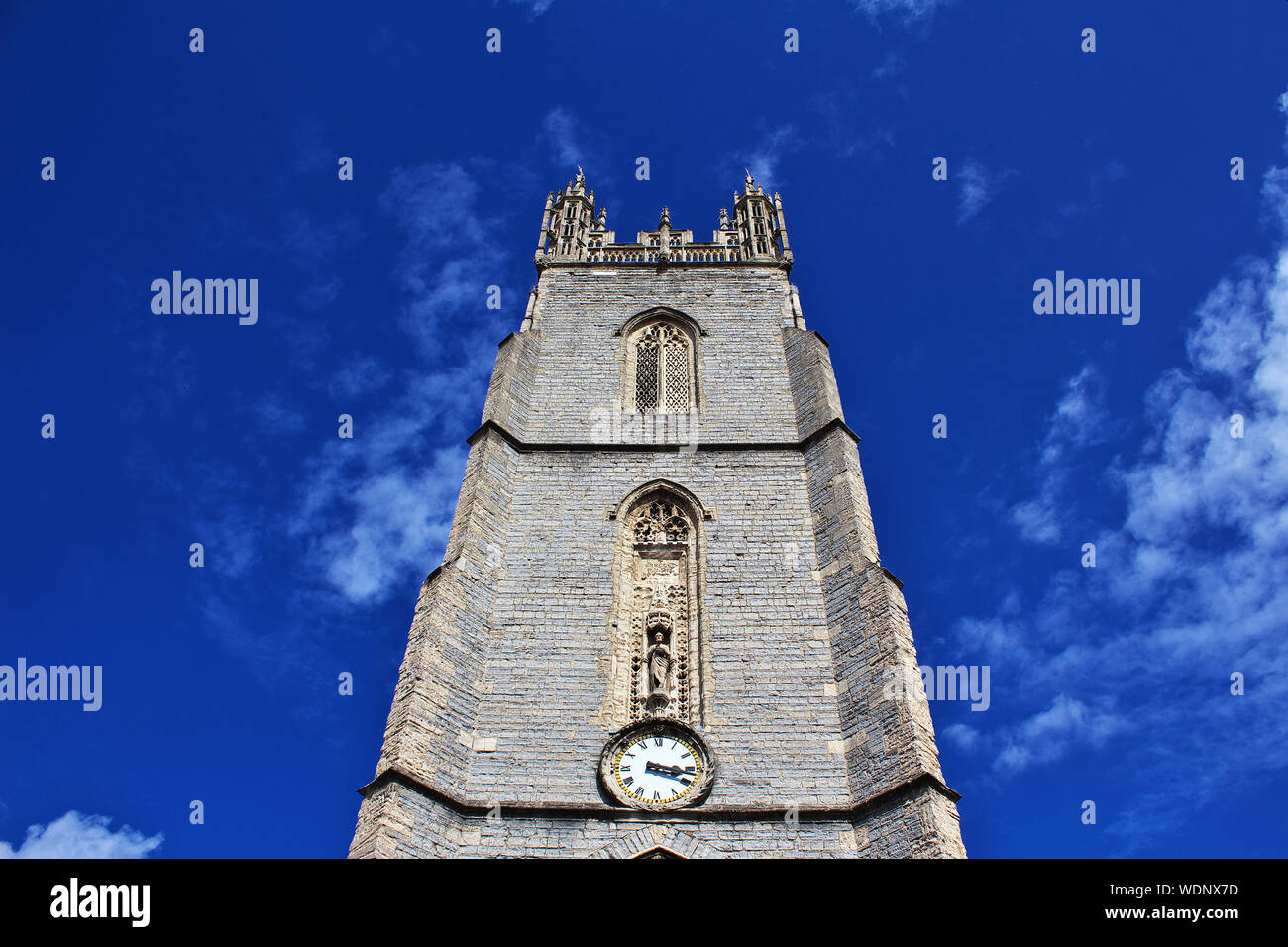 The church on Cardiff city, Wales Stock Photo - Alamy