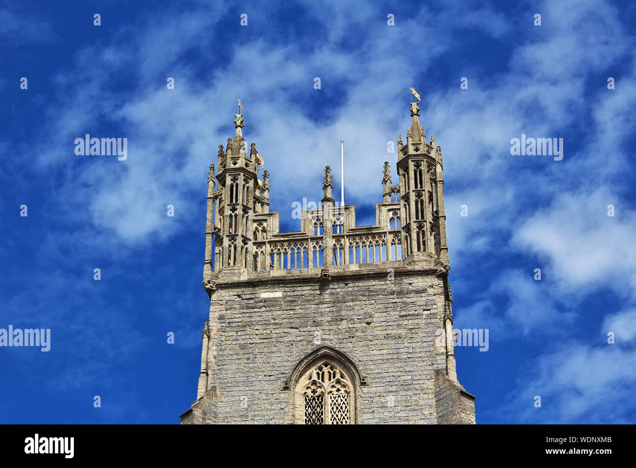 The church on Cardiff city, Wales Stock Photo - Alamy