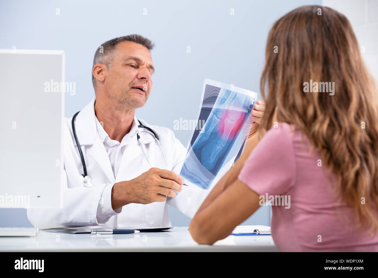 Woman feet doctor hi-res stock photography and images - Alamy