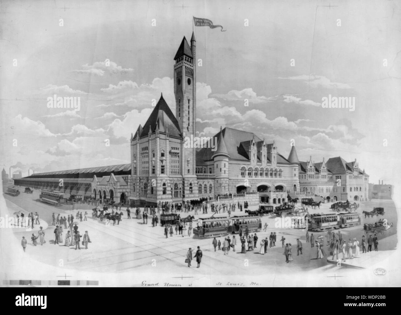 Grand Union Station, St. Louis, Mo Stock Photo - Alamy