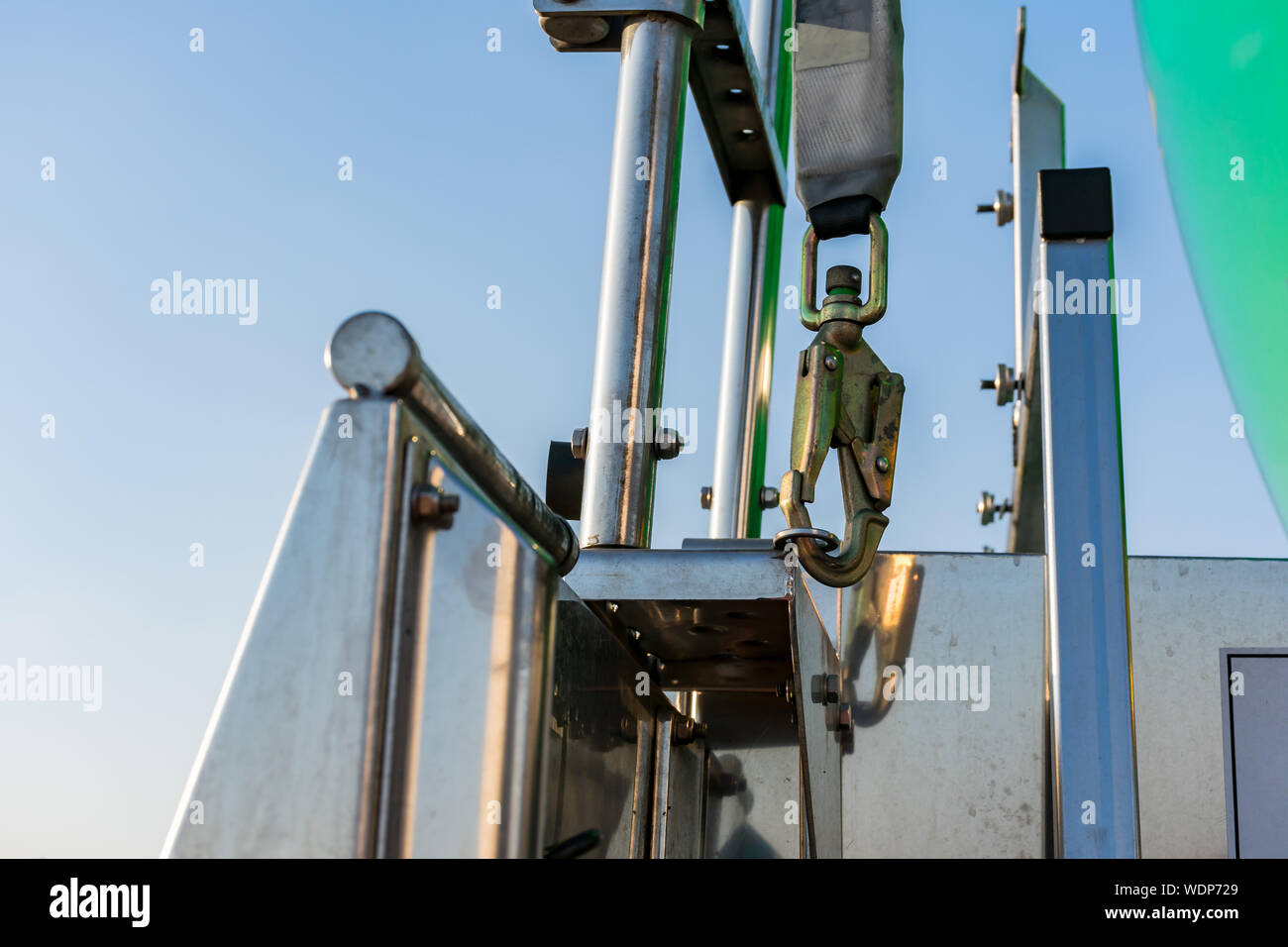 life line hook for tank harness Stock Photo - Alamy
