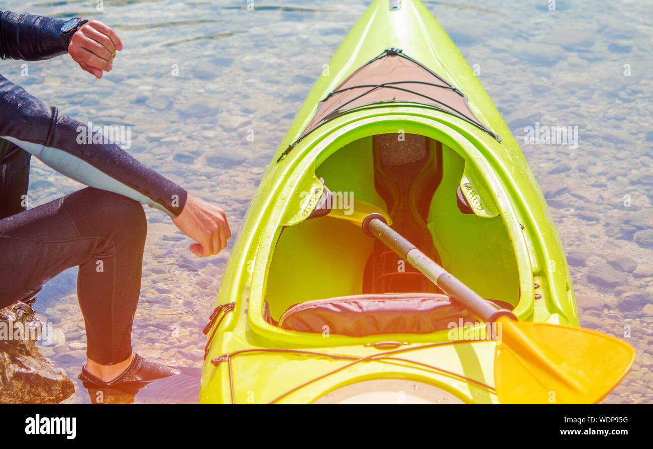 Kayak body hi-res stock photography and images - Alamy