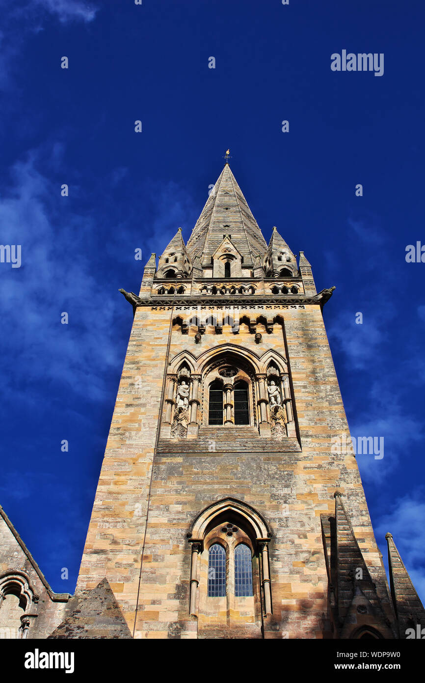 The church in Cardiff city, Wales Stock Photo - Alamy