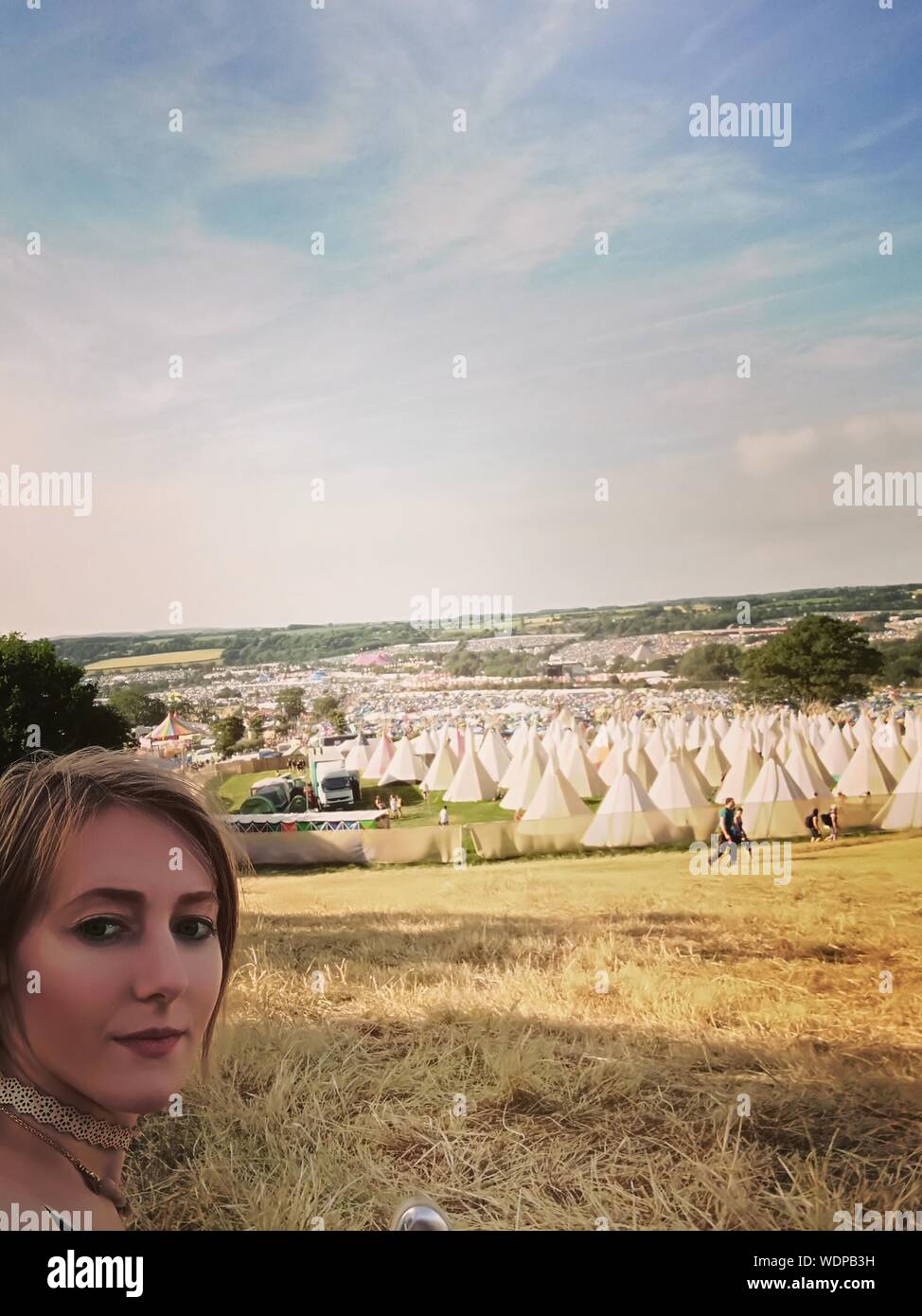 Teepee festival hi-res stock photography and images - Alamy