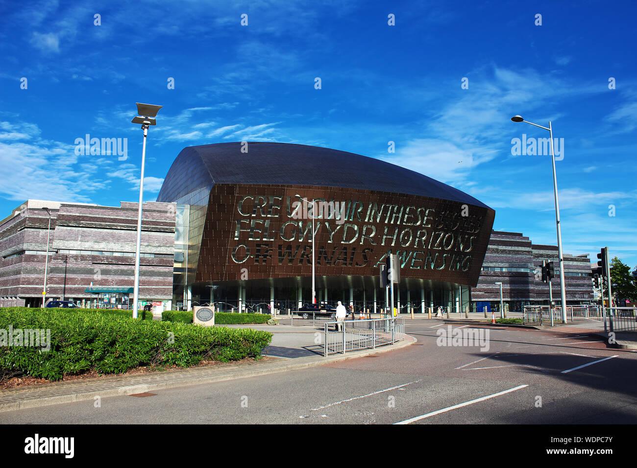 The stadium in Cardiff city, Wales Stock Photo - Alamy