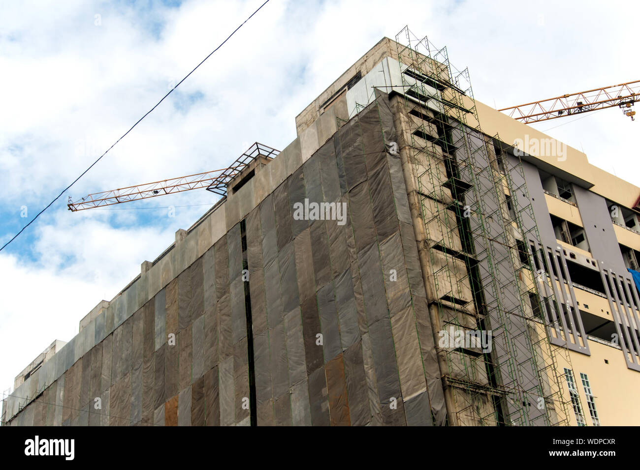 The site protected, canvases stretch together, Covered the under ...