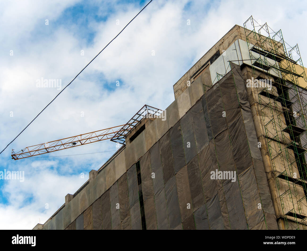 The site protected, canvases stretch together, Covered the under ...