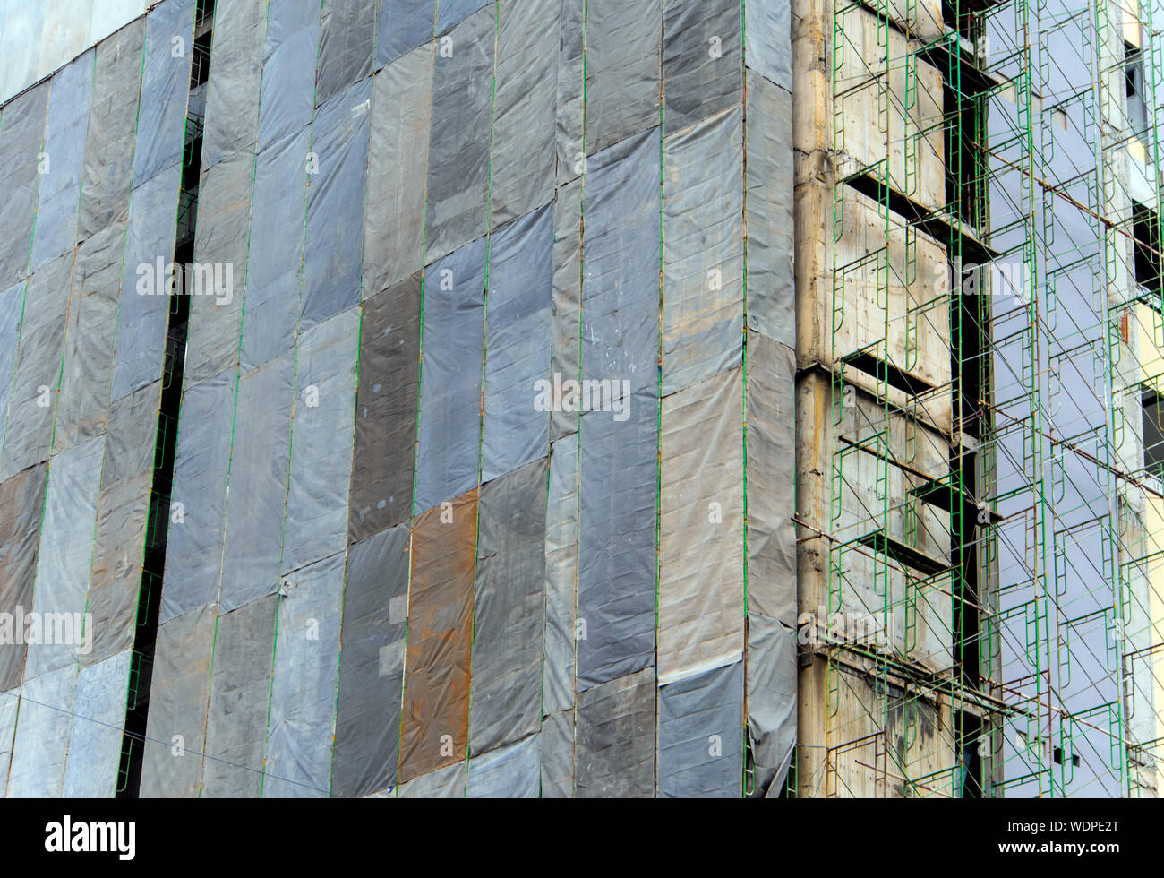 The site protected, canvases stretch together, Covered the under ...