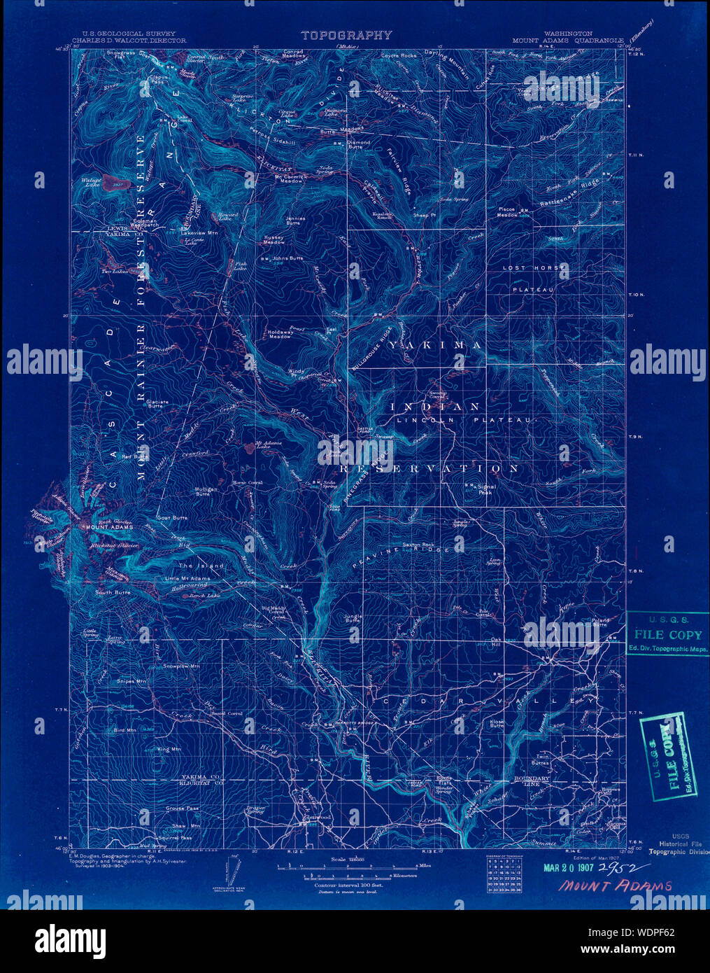 Adams state map hi-res stock photography and images - Alamy