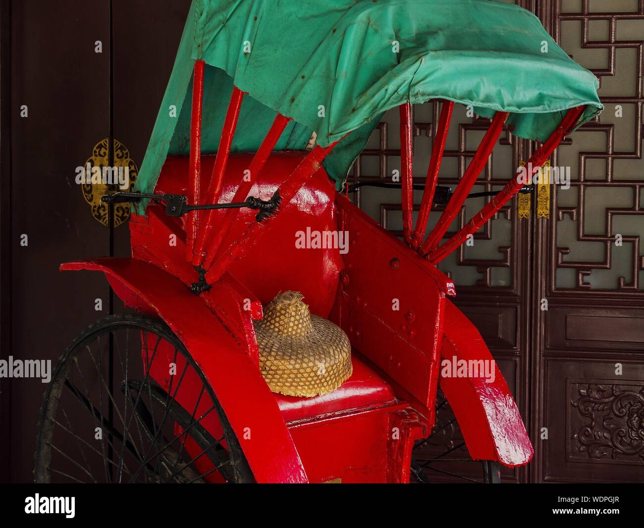 Red Rickshaw High Resolution Stock Photography and Images - Alamy