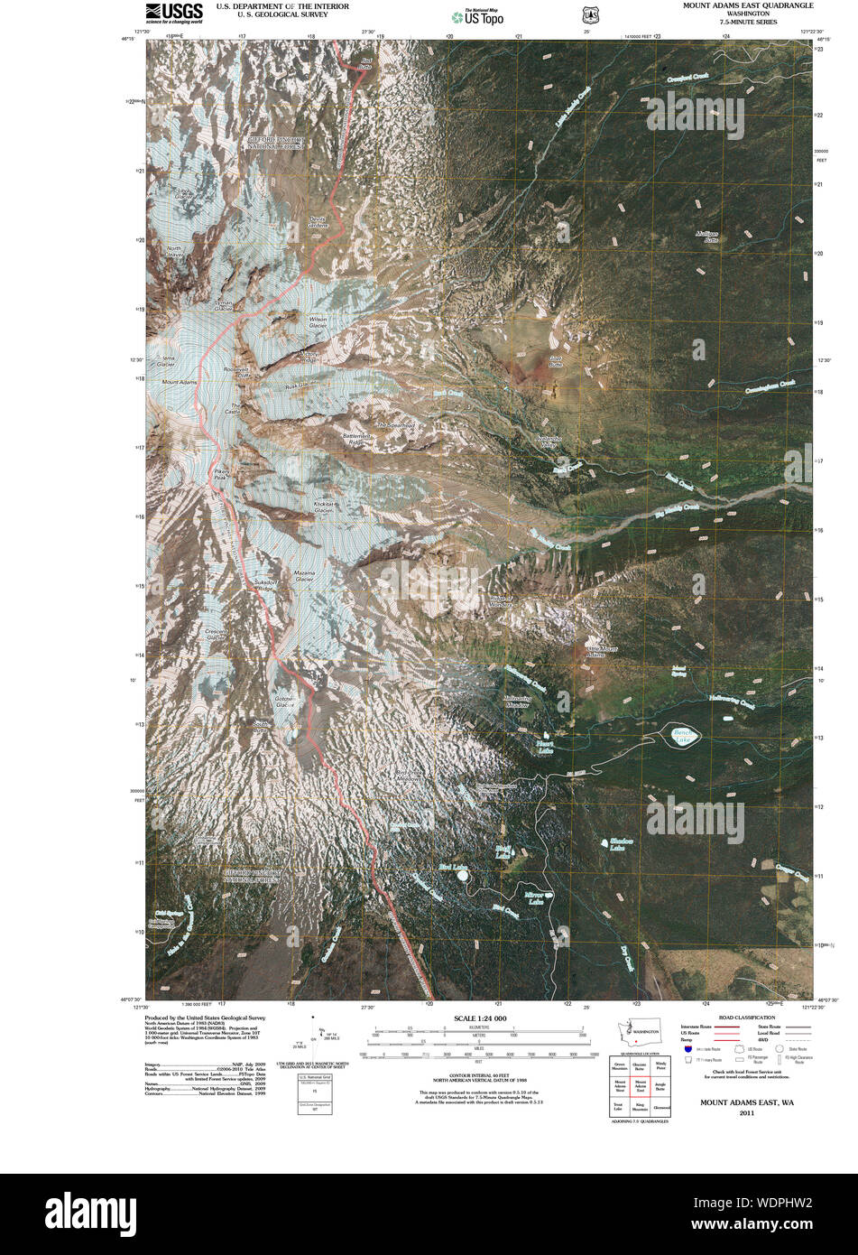 Adams state map hi-res stock photography and images - Alamy