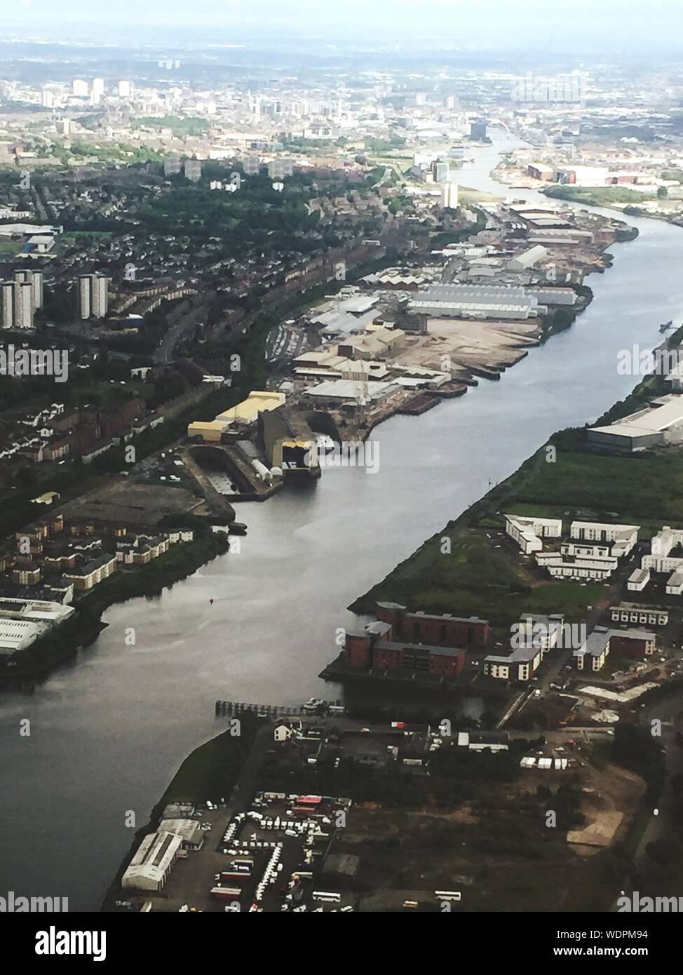 Aerial of clyde river hi-res stock photography and images - Alamy