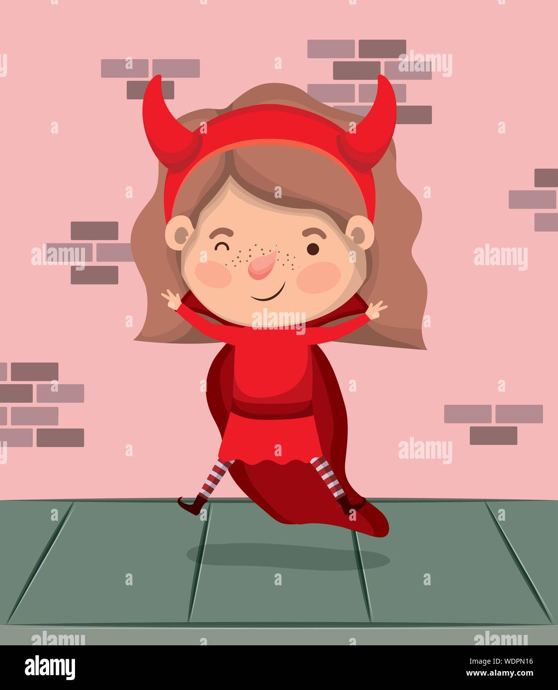 Cartoon bad little devil cartoon hi-res stock photography and images ...