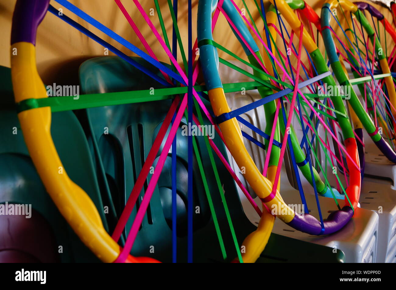 Plastic ribbons hi-res stock photography and images - Alamy