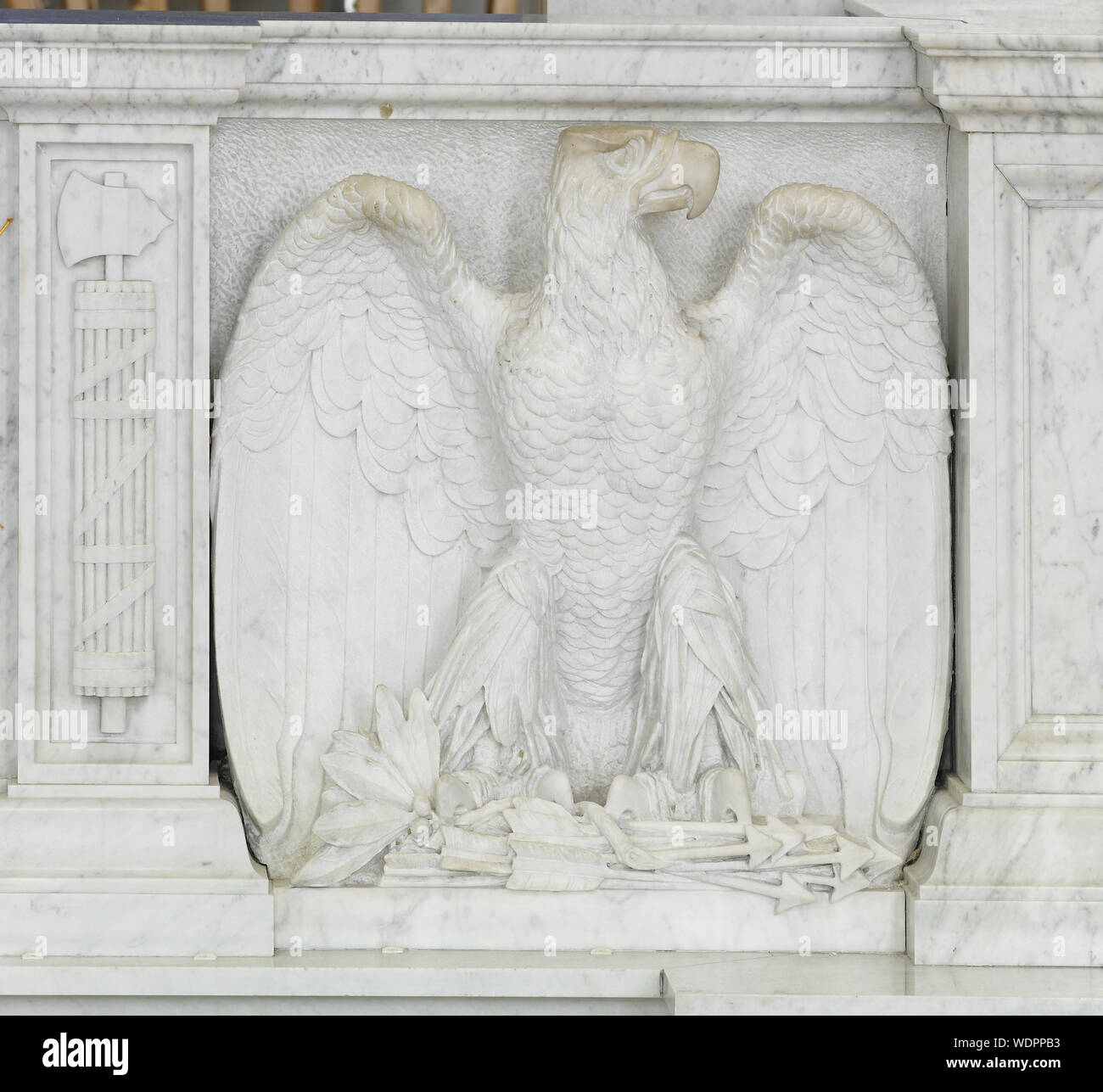 Great Hall. Detail of eagle carving. Library of Congress Thomas ...