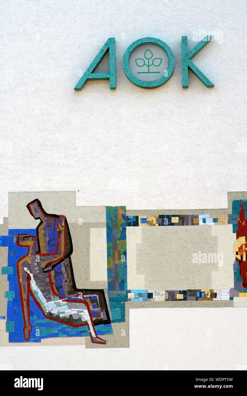 Aok logo hi-res stock photography and images - Alamy