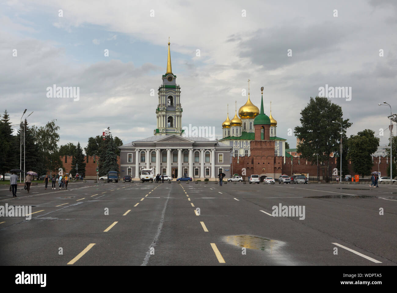 Tower of Odoevsky Gate of the Tula Kremlin and the Dormition Cathedral ...
