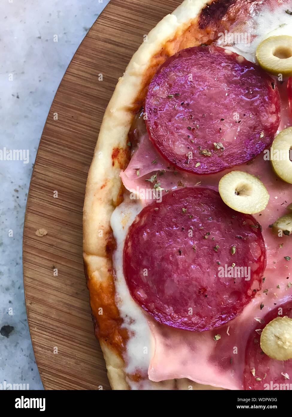 Close pepperoni hi-res stock photography and images - Alamy