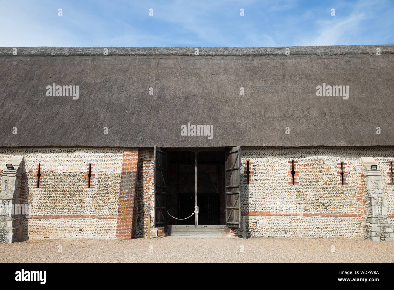 Waxham Barn Cafe in Norfolk on a sunny Summers day Stock Photo - Alamy