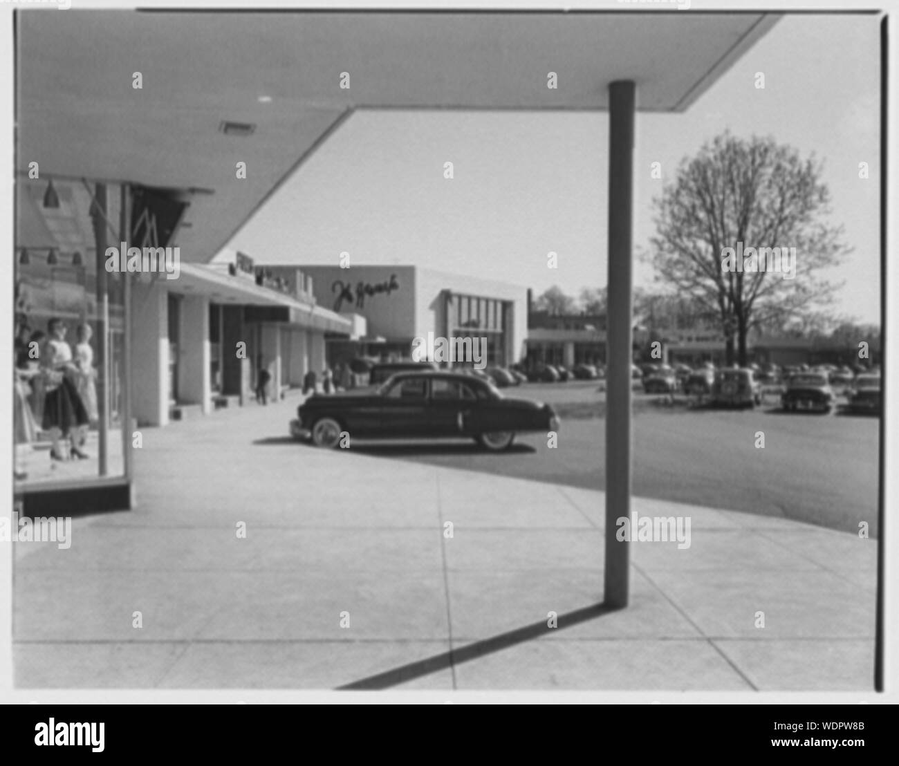 Great Neck Shopping Center, Great Neck, Long Island. Abstract/medium ...