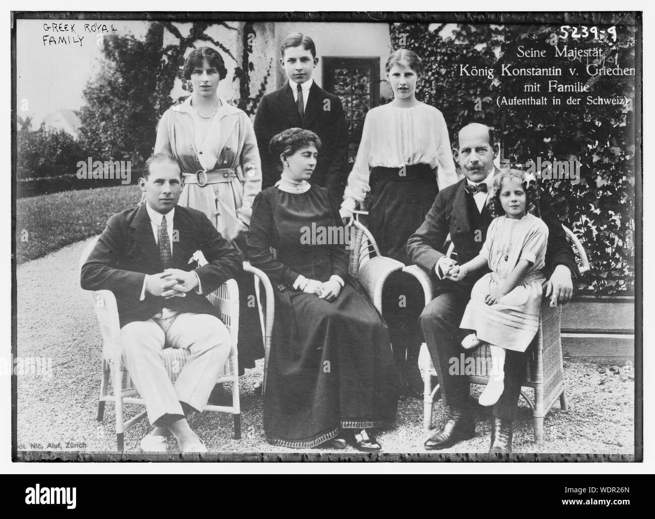 Greek royal family hi-res stock photography and images - Alamy