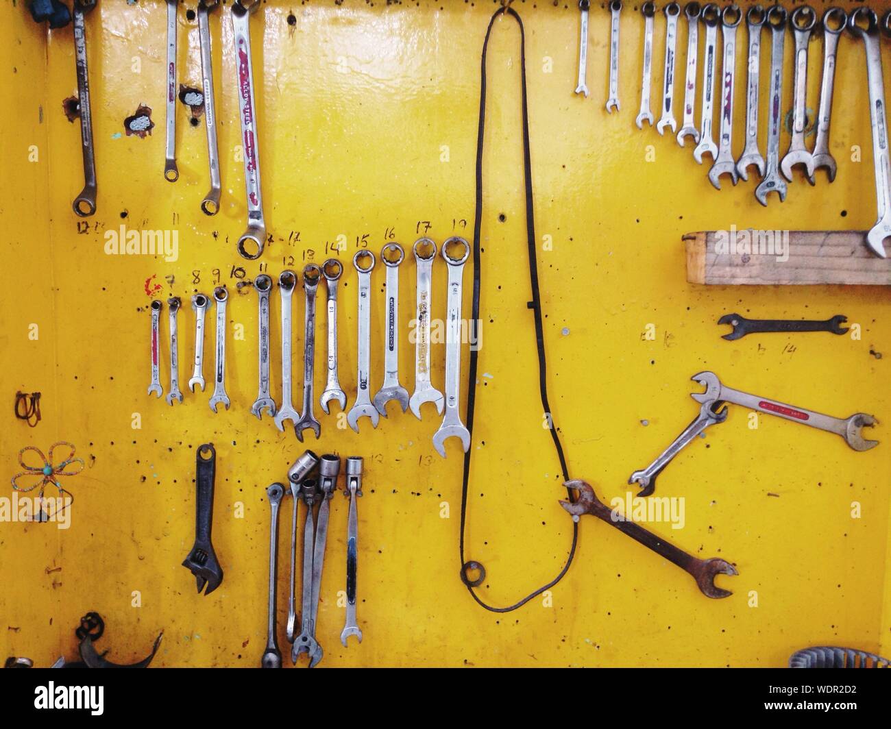 Spanners on wall hi-res stock photography and images - Alamy