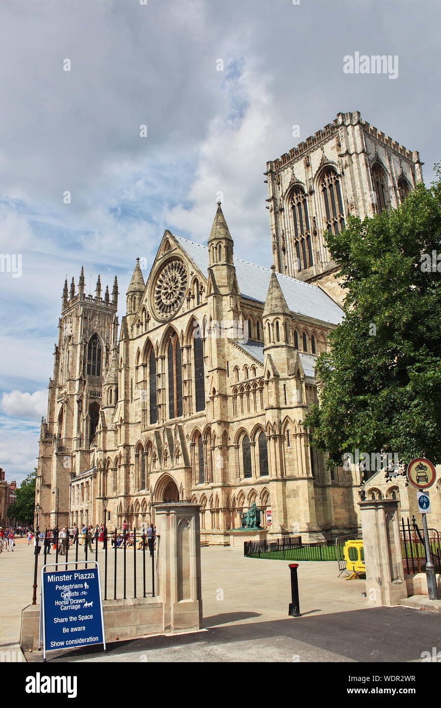 The Church in York of England, UK Stock Photo - Alamy