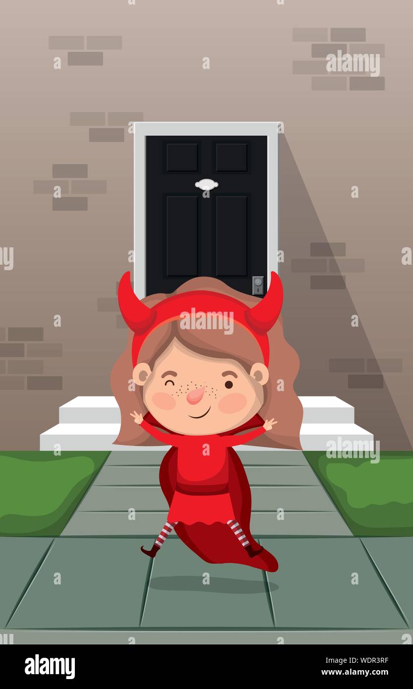 Child and door and party Stock Vector Images - Alamy