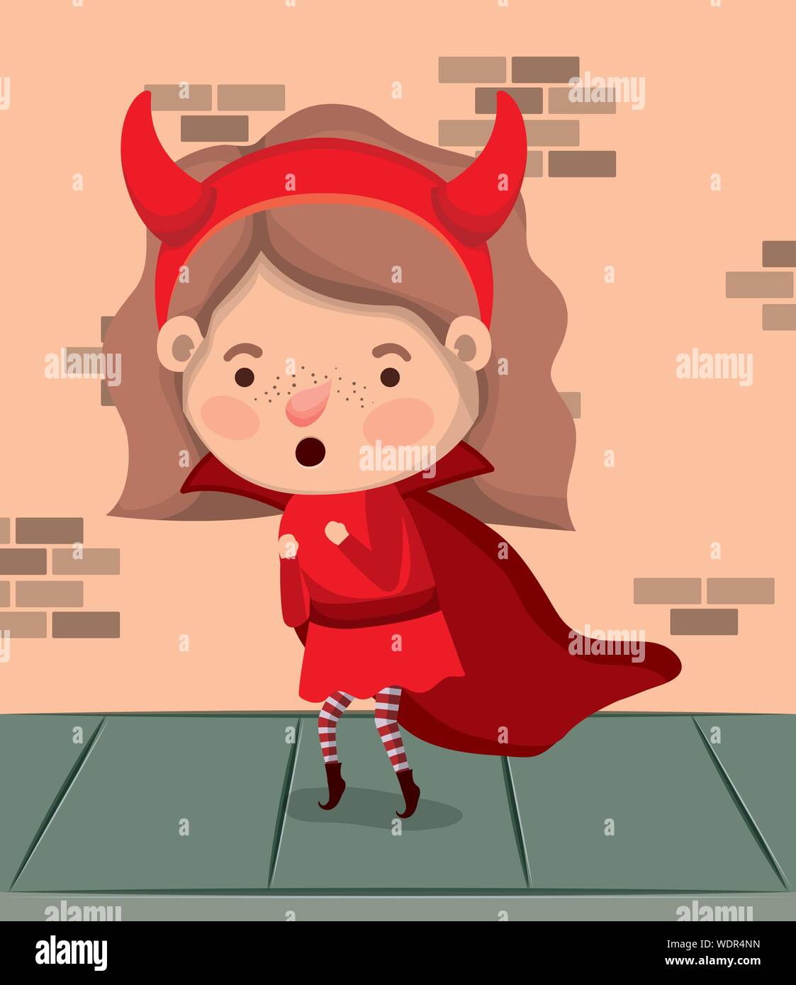 Cartoon bad little devil cartoon Stock Vector Images - Alamy